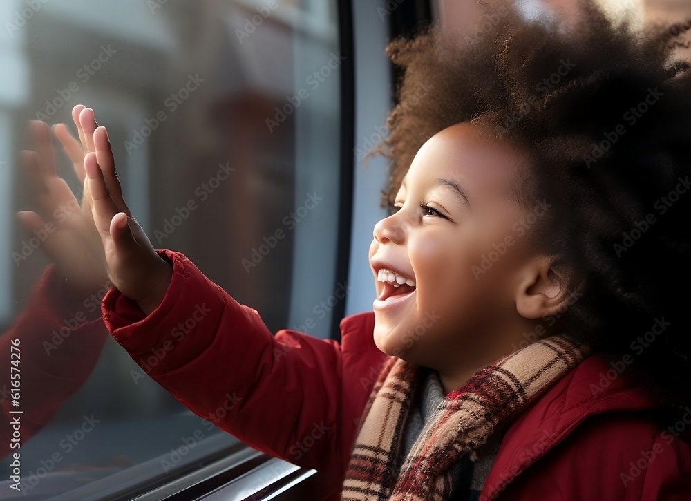 Family Waving Goodbye