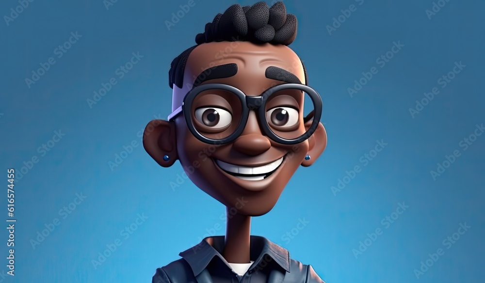 Black Man Software Developer Good Looking Backdrop With Copyspace ...