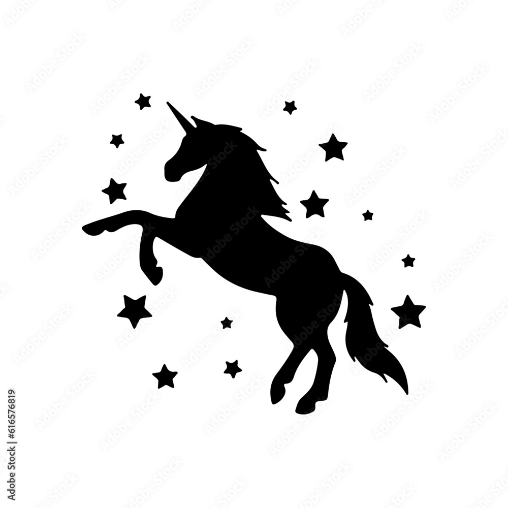 Vecteur Stock Unicorn Svg Unicorn Monogram Unicorn Clip Art Unicorn Graphics Unicorn Prints