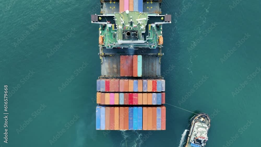 Smoke exhaust gas emissions carbondioxidefrom cargo lagre ship ...