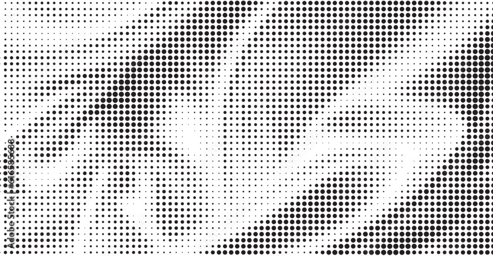 Halftone dotted background. Dotted pattern with circles, dots, point ...