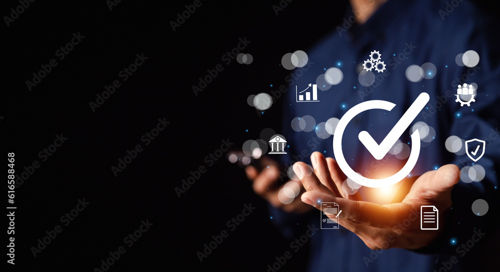 Foto de Quality control, satisfaction, good product and service ...