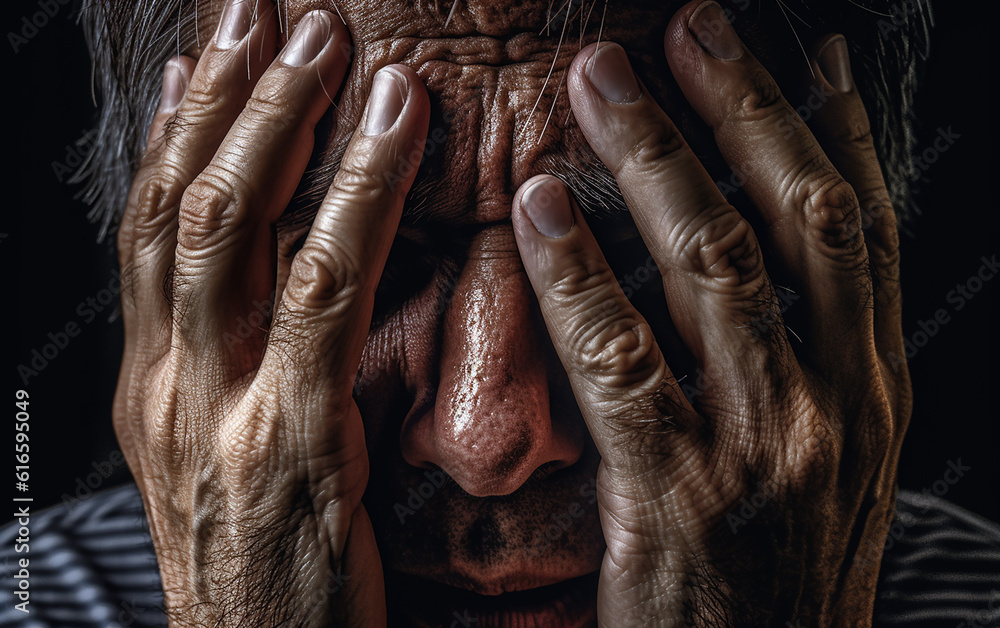 despair and despair. I'm in tears, consumed by sadness, agony ...