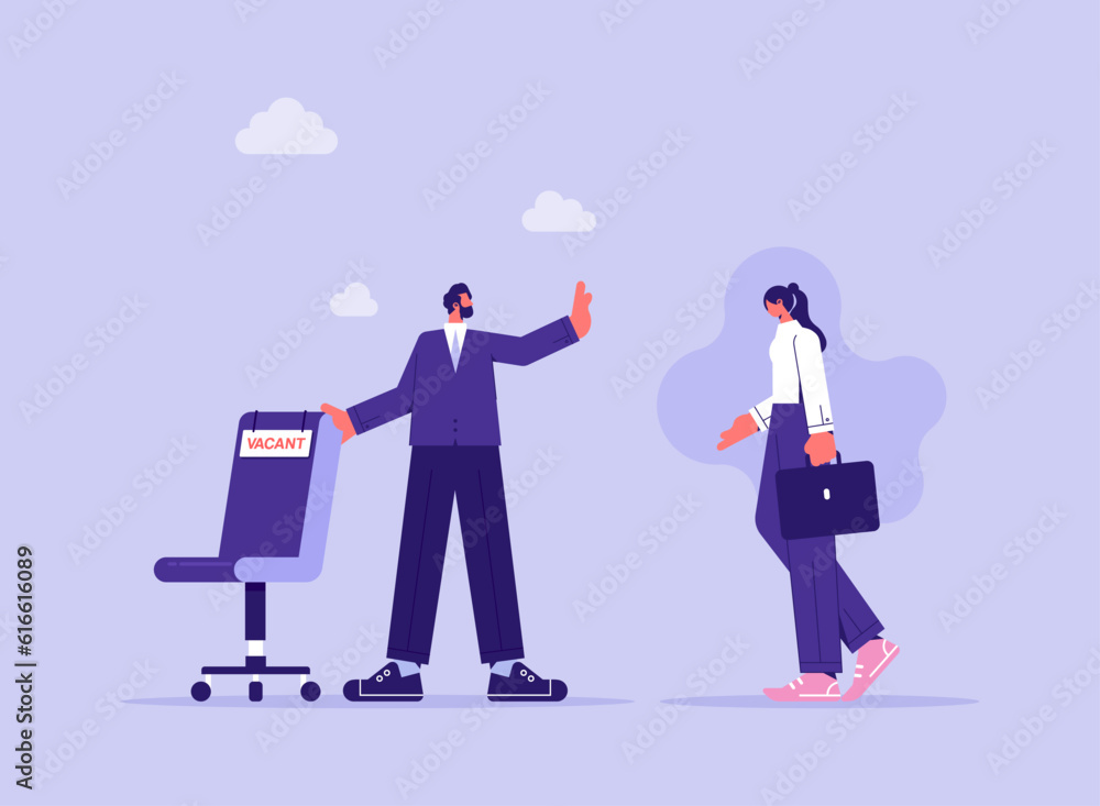 Gender Inequality In Career Opportunities For Men And Women Concept Of