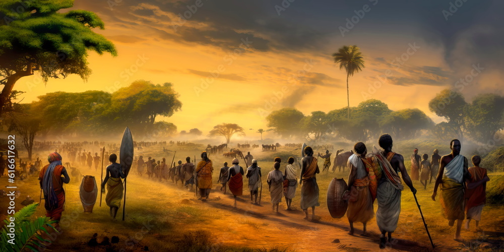journey of enslaved individuals from Africa to the Americas, reflecting ...