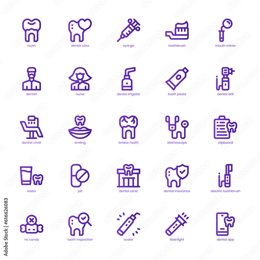 Dentist Icon pack for your website design, logo, app, and user ...