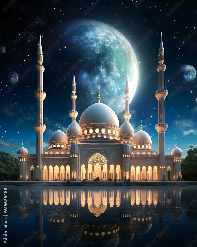 Beautiful Mosques At Night