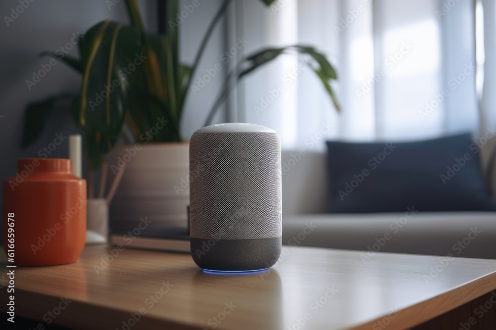 virtual assistant and smart speaker team, working together to make a ...
