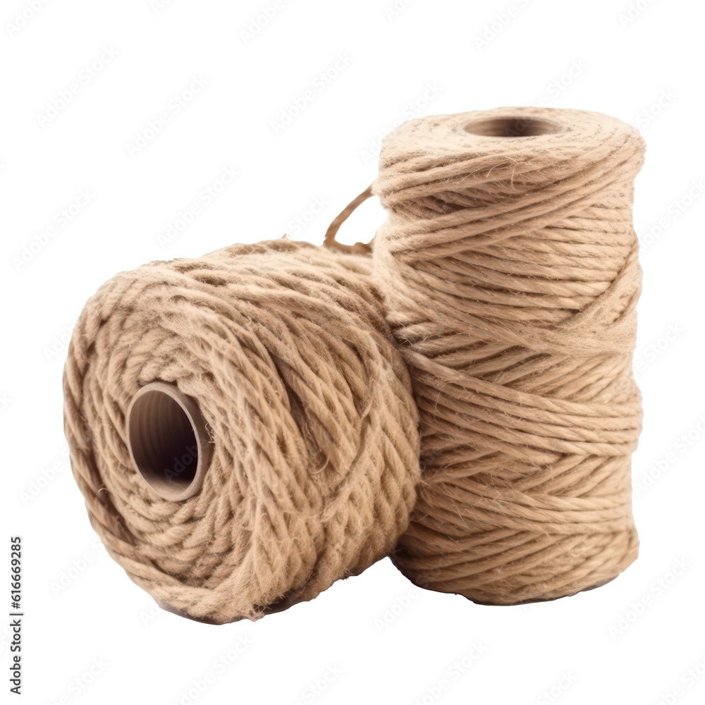 Twine isolated on transparent background. Generative AI. Stock ...