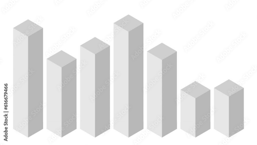 4K Animation business infographic chart profits and financial diagram ...