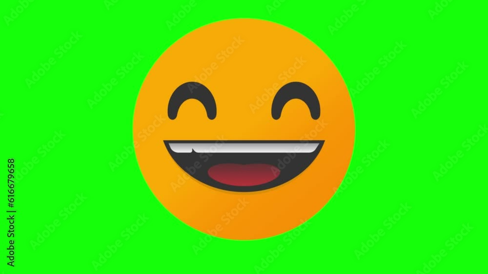 happy smiley face Emoji Green Screen Free Download, Green Screen Emoji ...