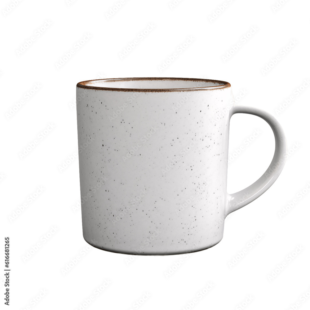 Ceramic mug isolated on transparent background Stock Photo | Adobe Stock