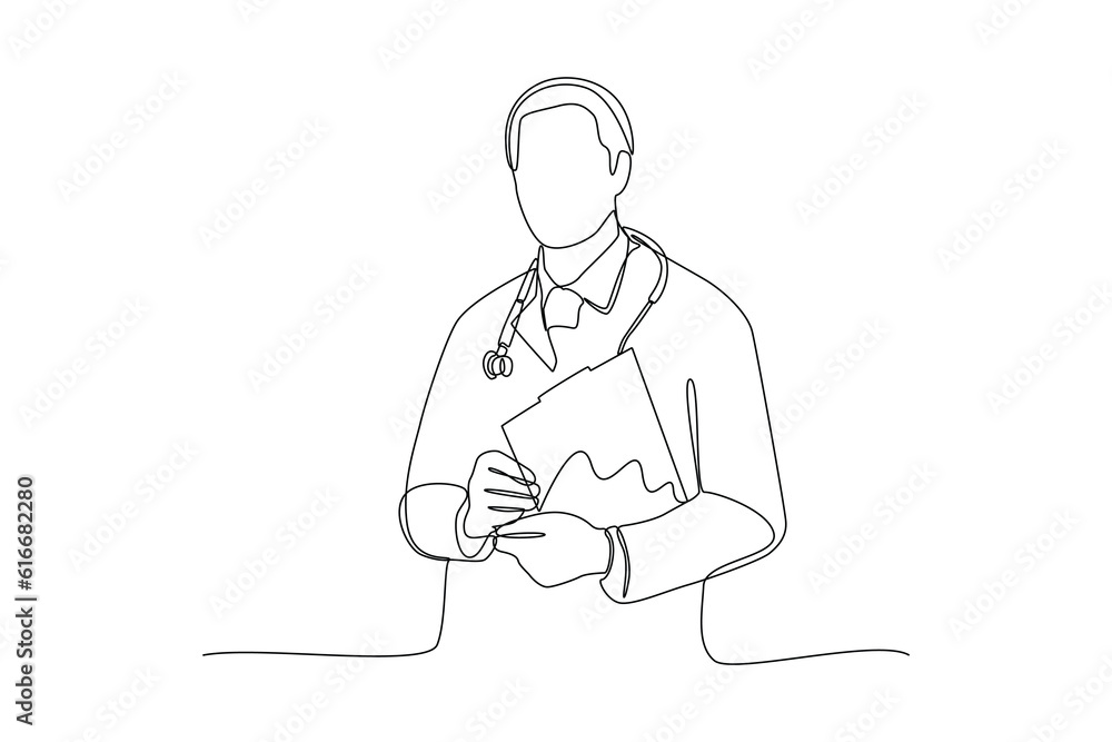Continuous one line drawing healthcare activity concept. Single line ...