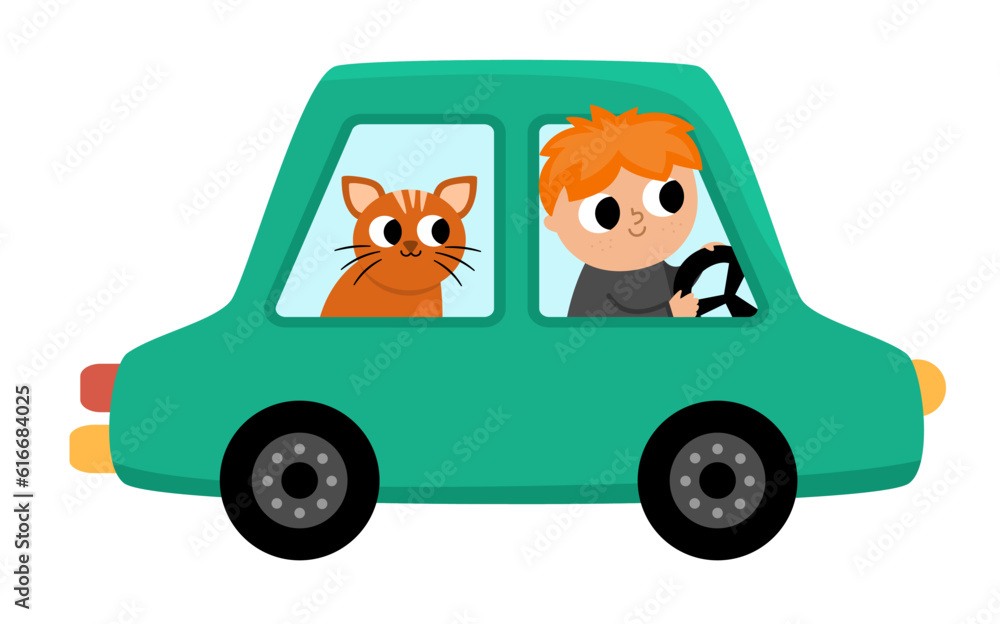 Funny Driving Clip Art