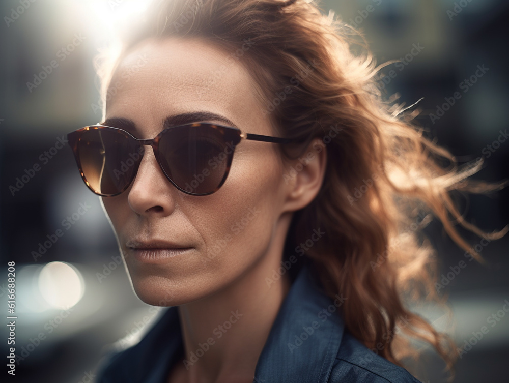 Woman Female Face Street Style Portrait Close Up Photo Digital ...