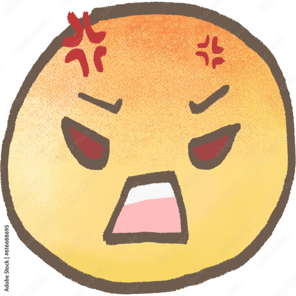 yellow face with feeling illustration emoticon very angry icons ...
