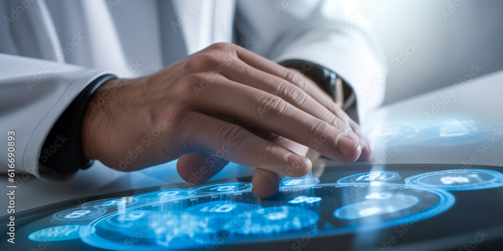 Chronobiologist fine-tuning holographic circadian clock, with lab ...