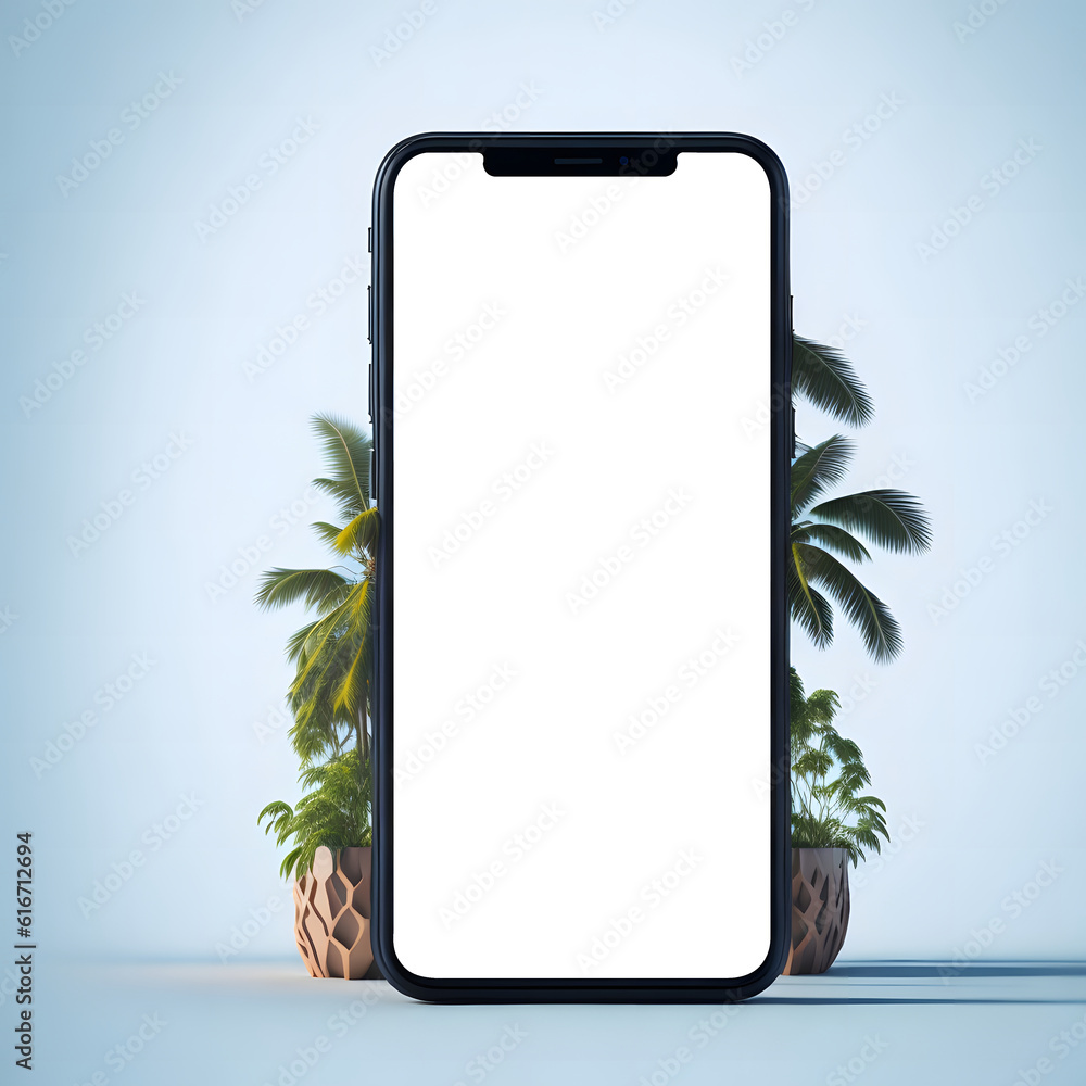 Smartphone, Mobile Phone, Empty Screen, Blank Screen, Mock up Stock ...