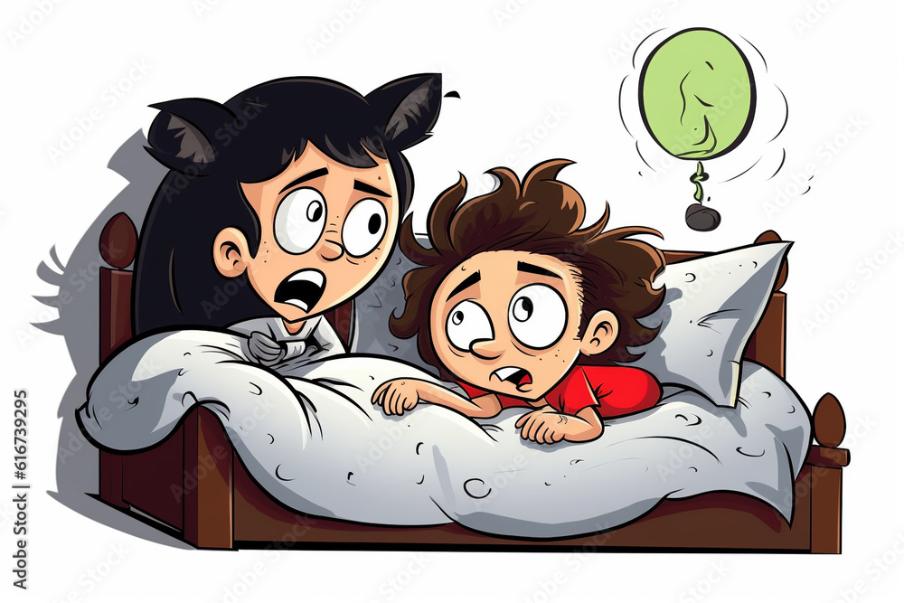 Mischief Night clipart cartoon white background, Generative AI Stock ...