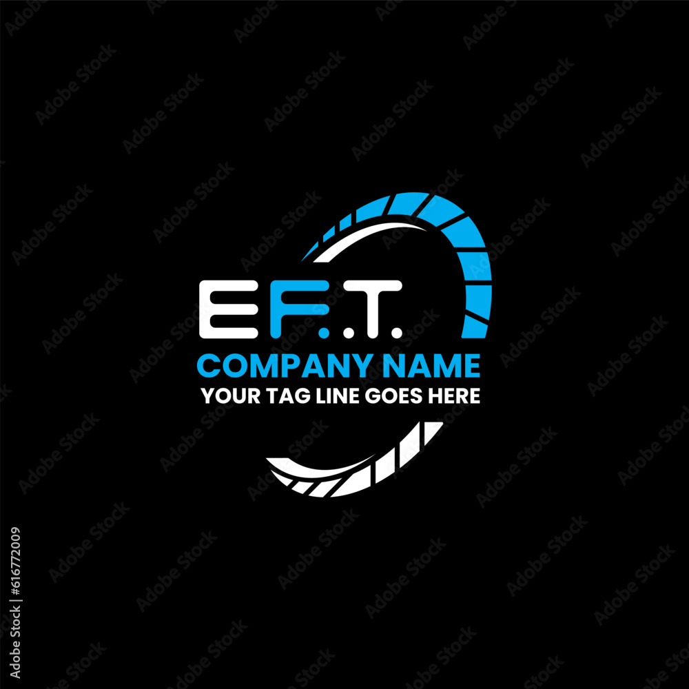 EFT letter logo creative design with vector graphic, EFT simple and ...