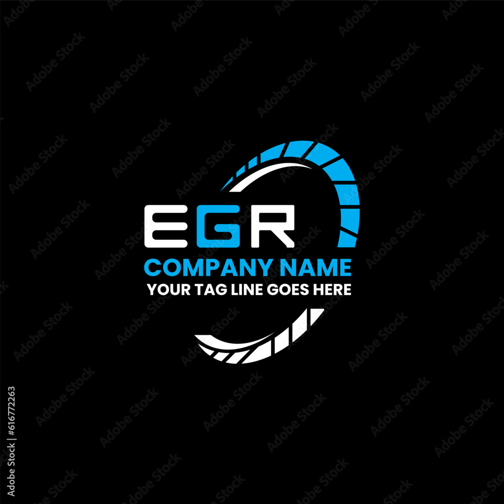 EGR letter logo creative design with vector graphic, EGR simple and ...
