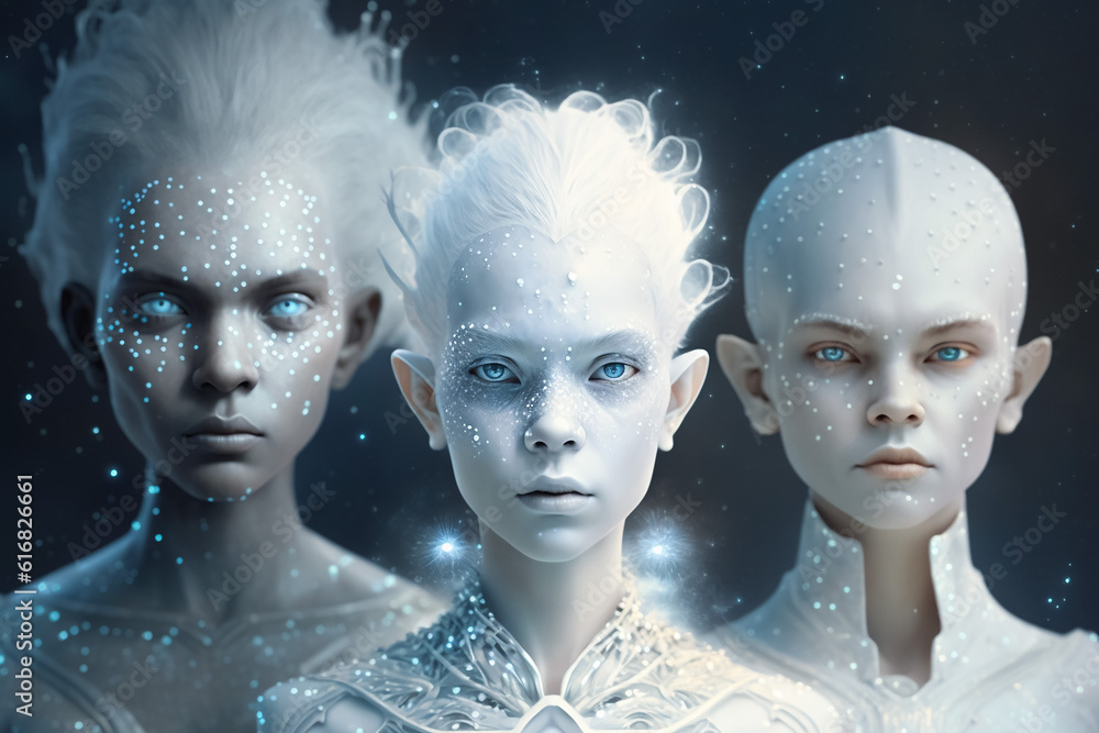 Starseed people as human aliens from another galaxies, fictitious ...