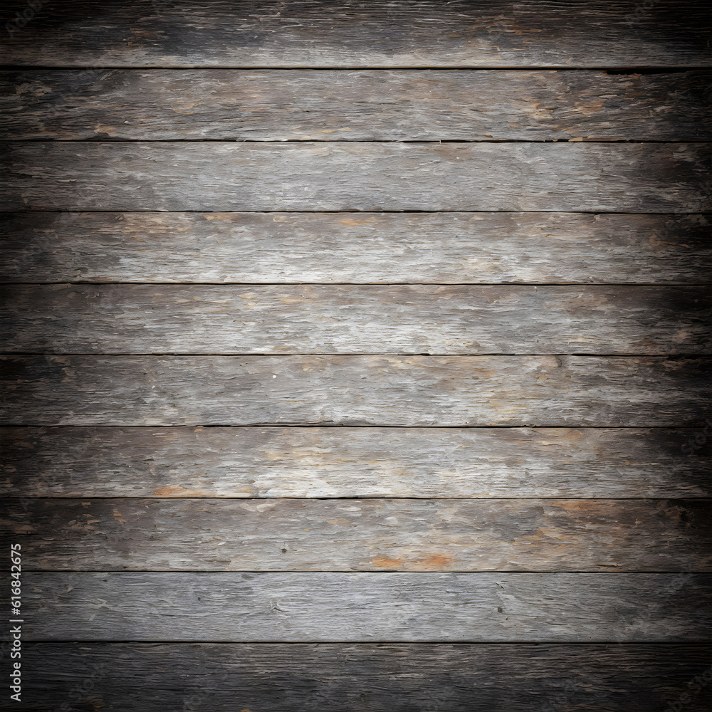 Old dark gray wood wall for wood background and texture. An old ...