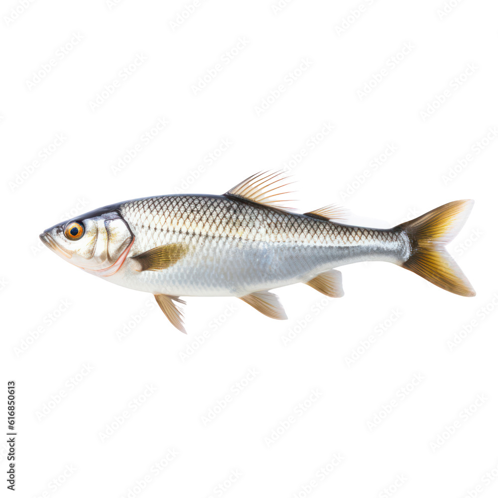 Shortnose gizzard shad fish on white background isolated on white png ...