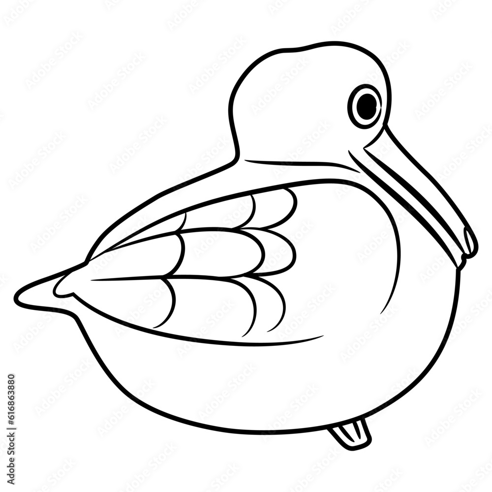 Stylized bird. Native American animal design. Indigenous art from ...