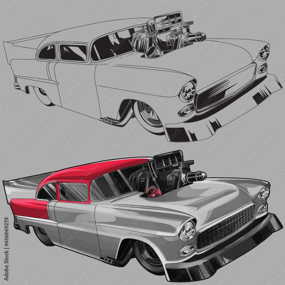 white drag race racing car isolated in white background for business ...