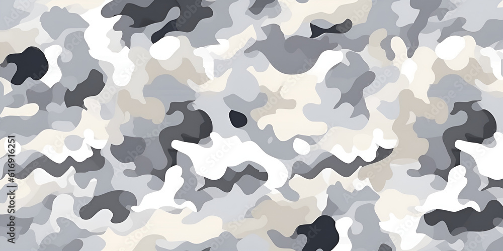 Seamless Modern Camouflage Abstract Pattern Military Camouflage Repeat ...