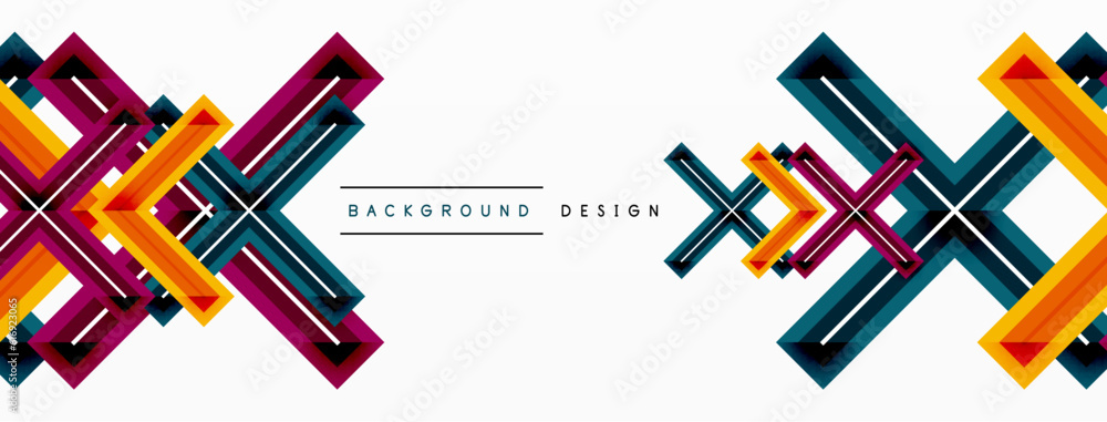 Cross line background minimal geometric template. Design for wallpaper ...