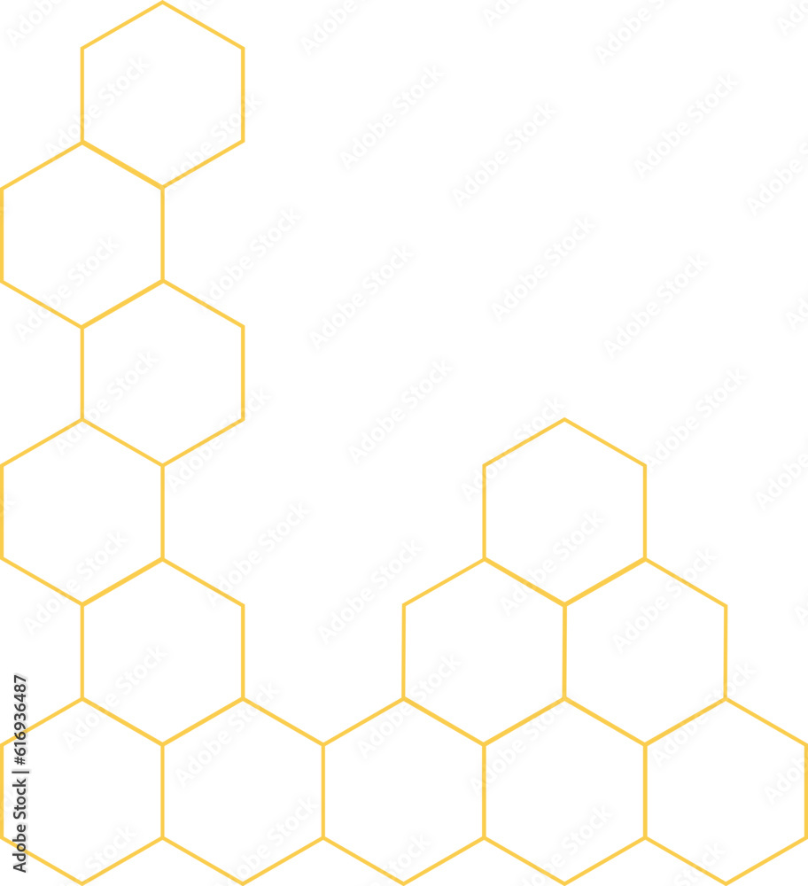 Bee Honeycomb Vector Stock Vector | Adobe Stock