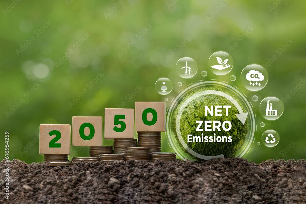 Net Zero Emissions by 2050. Carbon neutral.natural environment A climate-neutral long-term ...