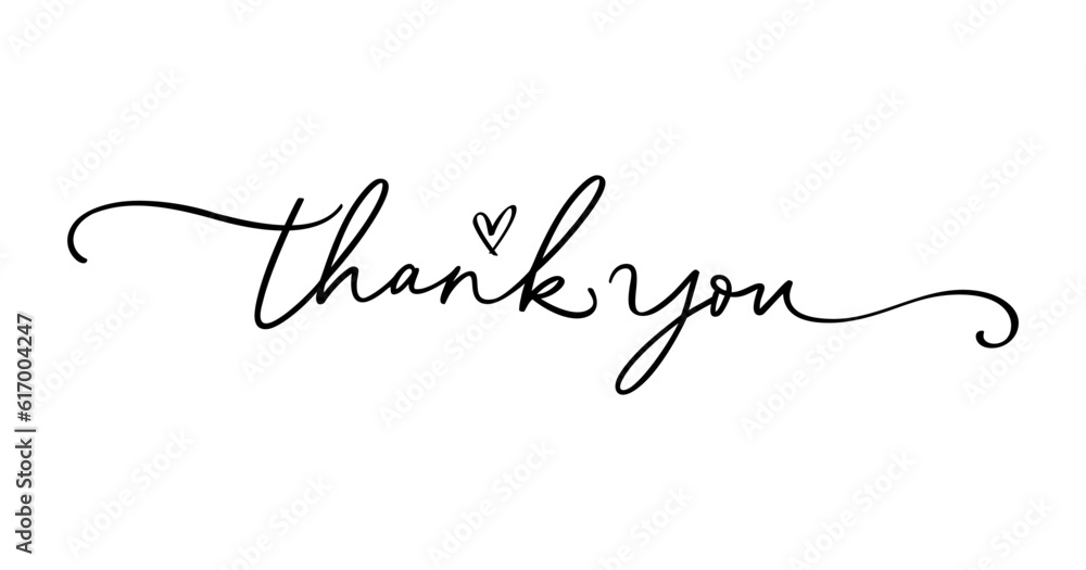 Thank you poster or thank you card, printable with thank you ...