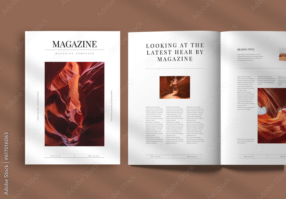 Smart Magazine Layout Stock Template | Adobe Stock