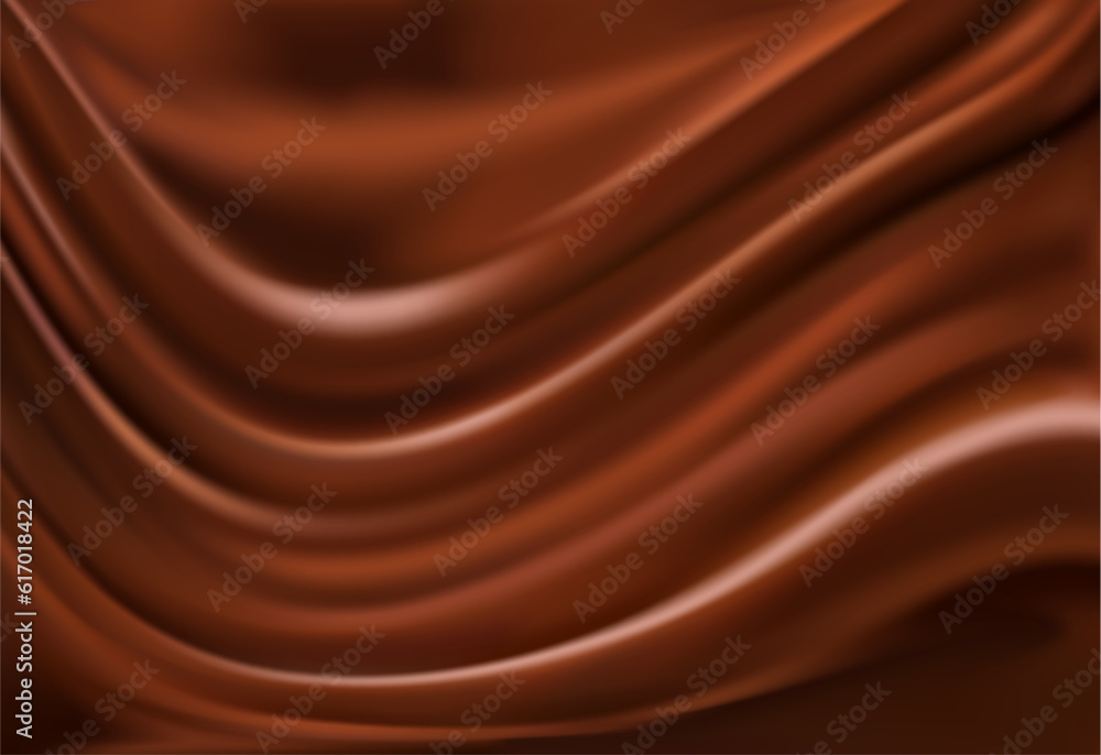 Brown chocolate wave background. Vector choco texture exudes a sense of ...
