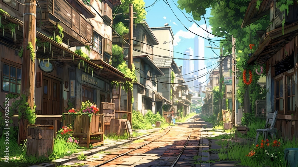 Abandoned Street Wallpaper