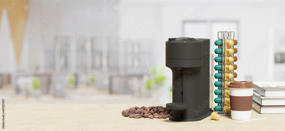 coffee capsules instant coffee machines in the office Coffee break for ...