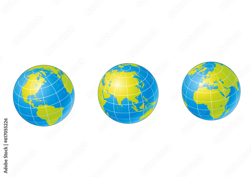 Abstract Geometric map of the world vector. World maps and globes Stock ...