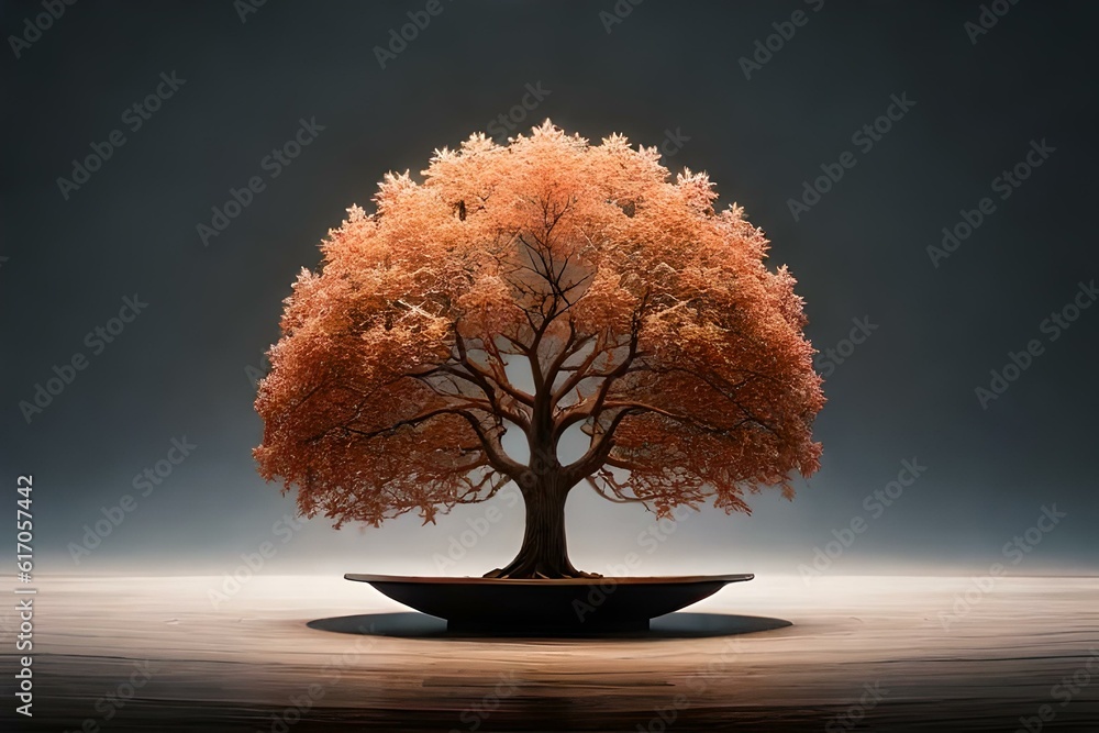 Techno-Forest Fusion: AI's Impressive 3D Printed Tree Delight Stock ...