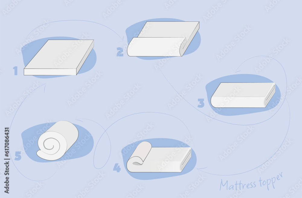 Topper stages of twisting, vector drawn Stock Vector | Adobe Stock