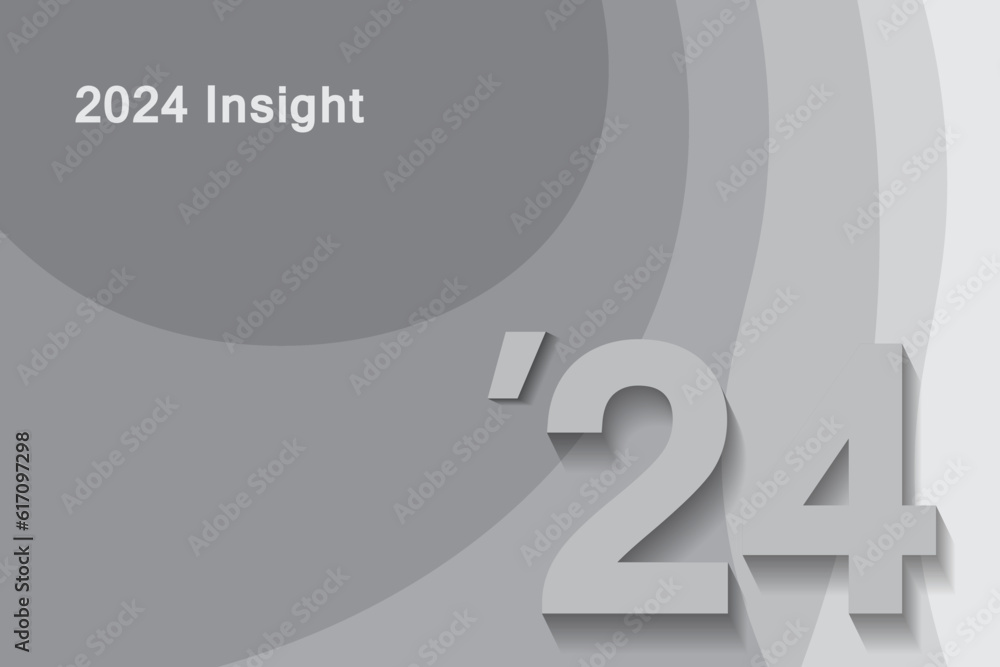 2024 Insight. Digital cover template, design presentation for business ...