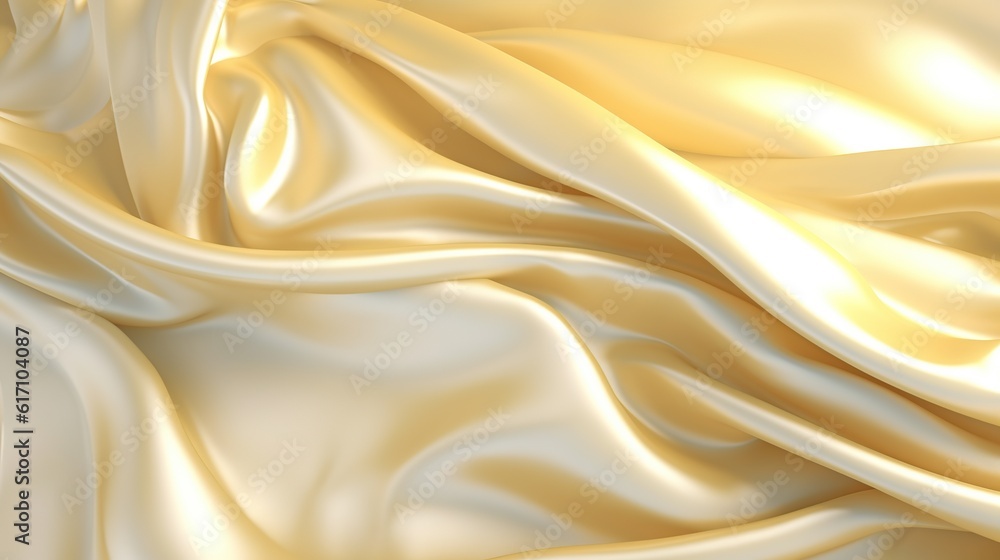 Smooth elegant silk with wavy folds in full screen. Abstract elegant ...