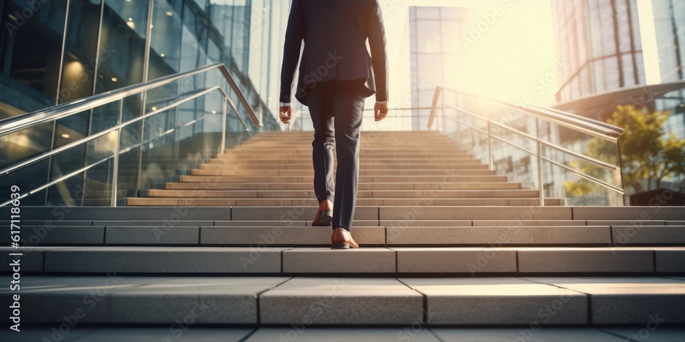 Start, Competition Concept. Low Section of Businessman Steps into Start ...