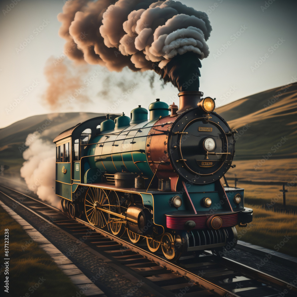 old train , vintage steam engine train , steam engine, vintage trains ...