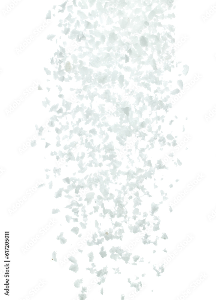 Salt rock flower fly explosion, white Salt rock flower explode abstract ...