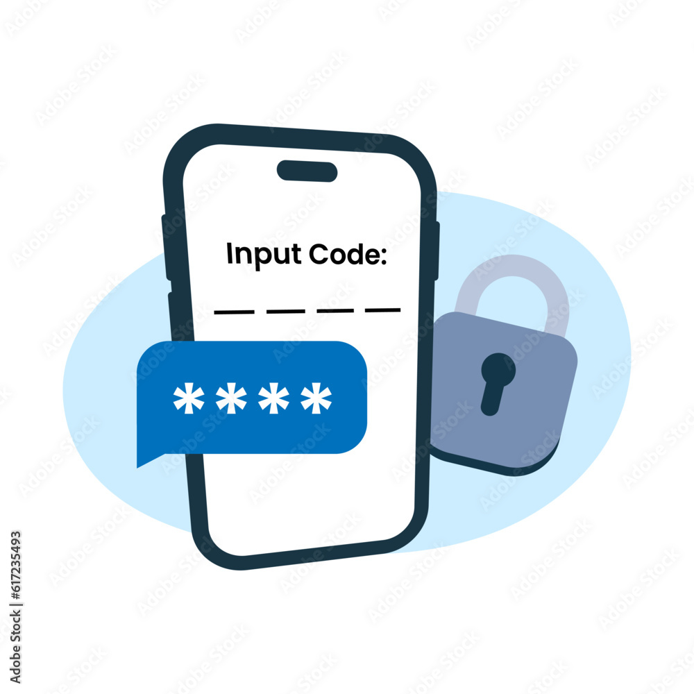 Verification Otp One Time Password Has Been Send Input Code With