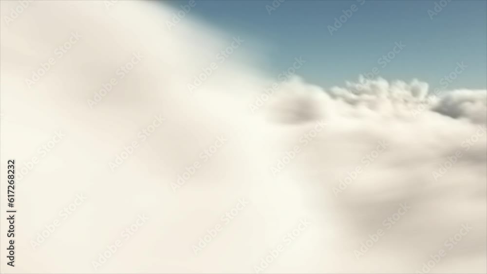 Flying In Clouds Slide Fly above the clouds with this realistic cloud ...