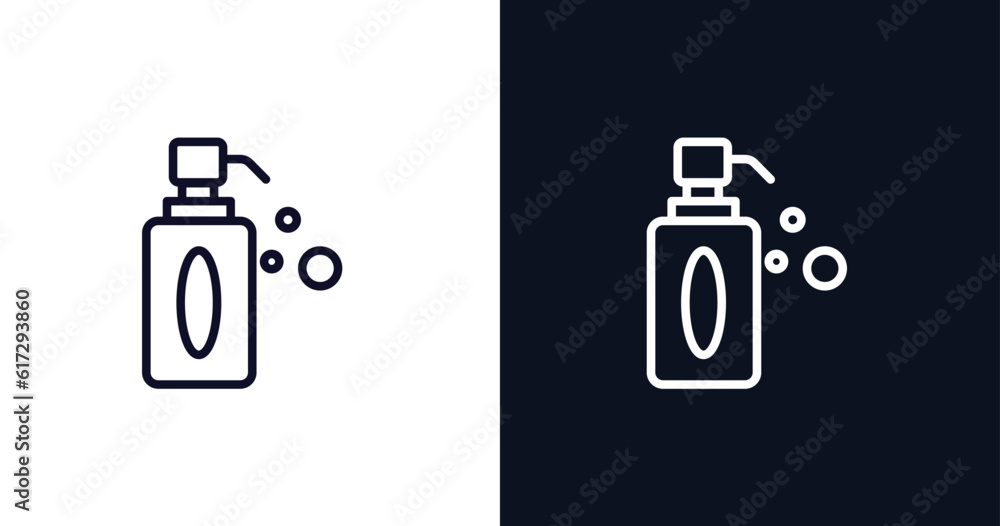 soap dispenser icon. Thin line soap dispenser icon from kitchen ...